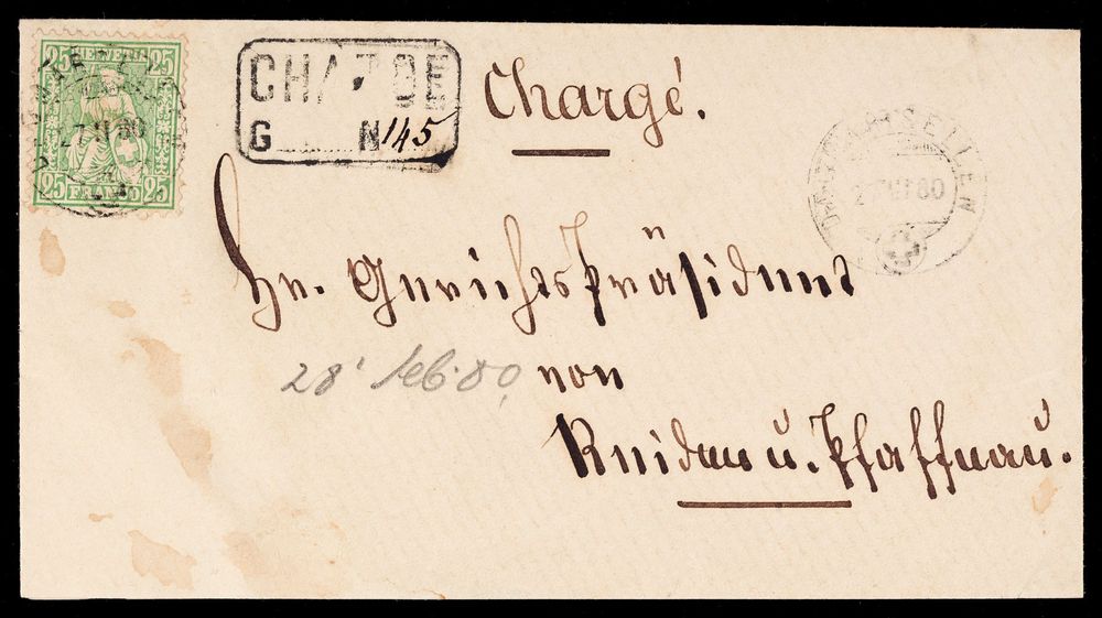 1868: Sitzende Helvetia. ZNr. 40. | Kaufen auf Ricardo