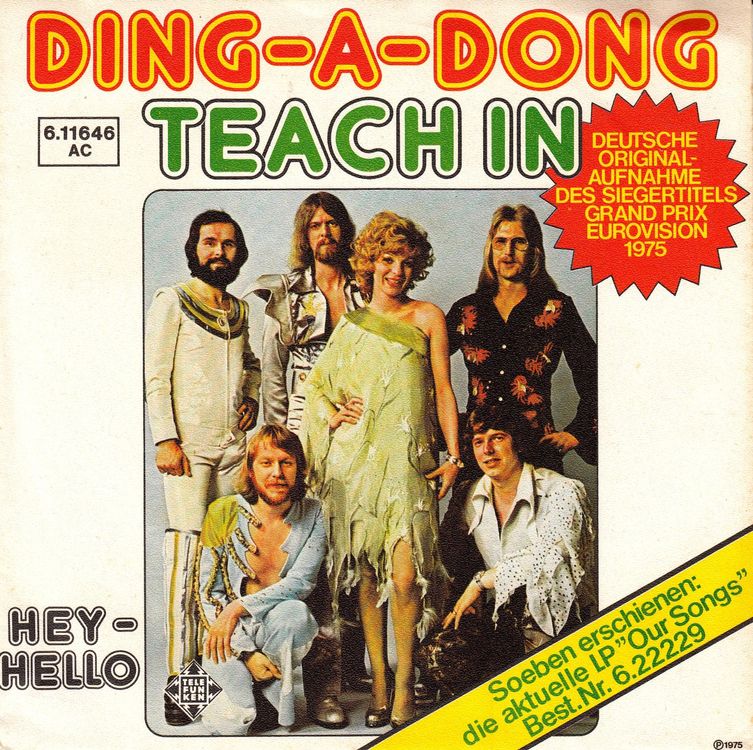 Teach In Single Eurovision-Teilnehmer von 1975 | Kaufen auf Ricardo