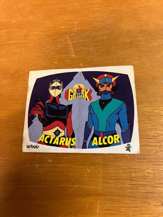 Autocollant vintage Goldorak Actarus & Alcor | Kaufen auf Ricardo