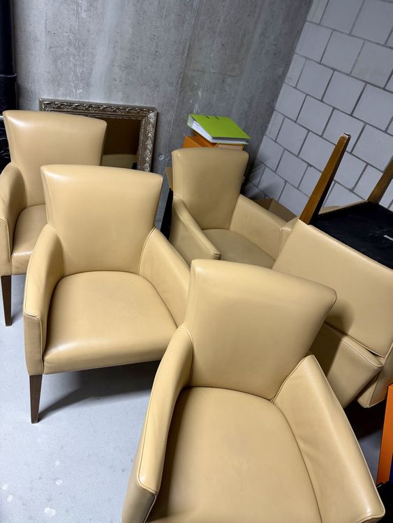6 Luxus-Lederstühle POL (Neupreis Ca. 15.000.-) AB 1.- !! (Gebraucht ...