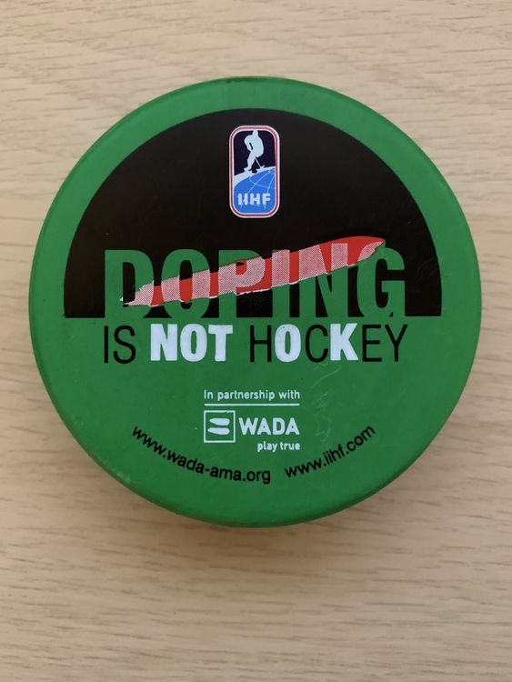 IIHF WADA Anti-Doping Puck (Neu (gemäss Beschreibung)) in Mühlau für ...