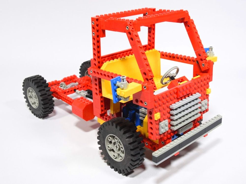 3 Bauanleitungen zu Lego Technic Auto #853 LKW/Jeep/Dragster (Neu ...