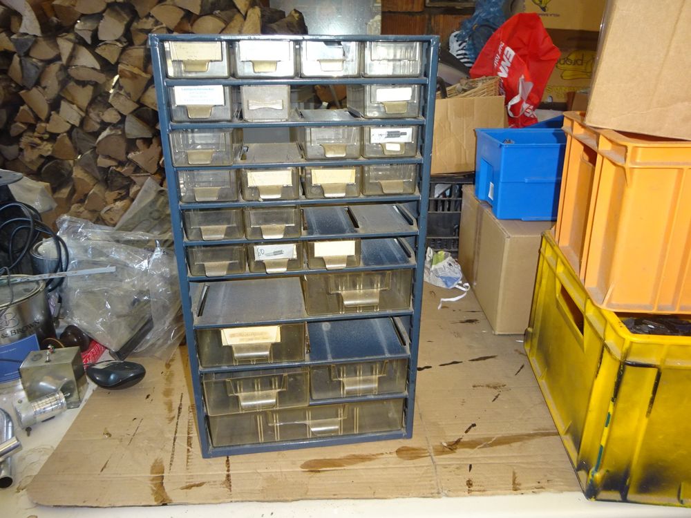 raaco Kleinteilebox aus den 70er shabby chic retro Deko (Gebraucht) in ...