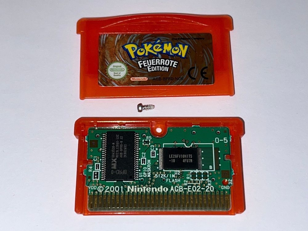 GBA Spiel - Pokémon Feuerrote Edition / Pokemon Feuerrot (Gebraucht) in ...