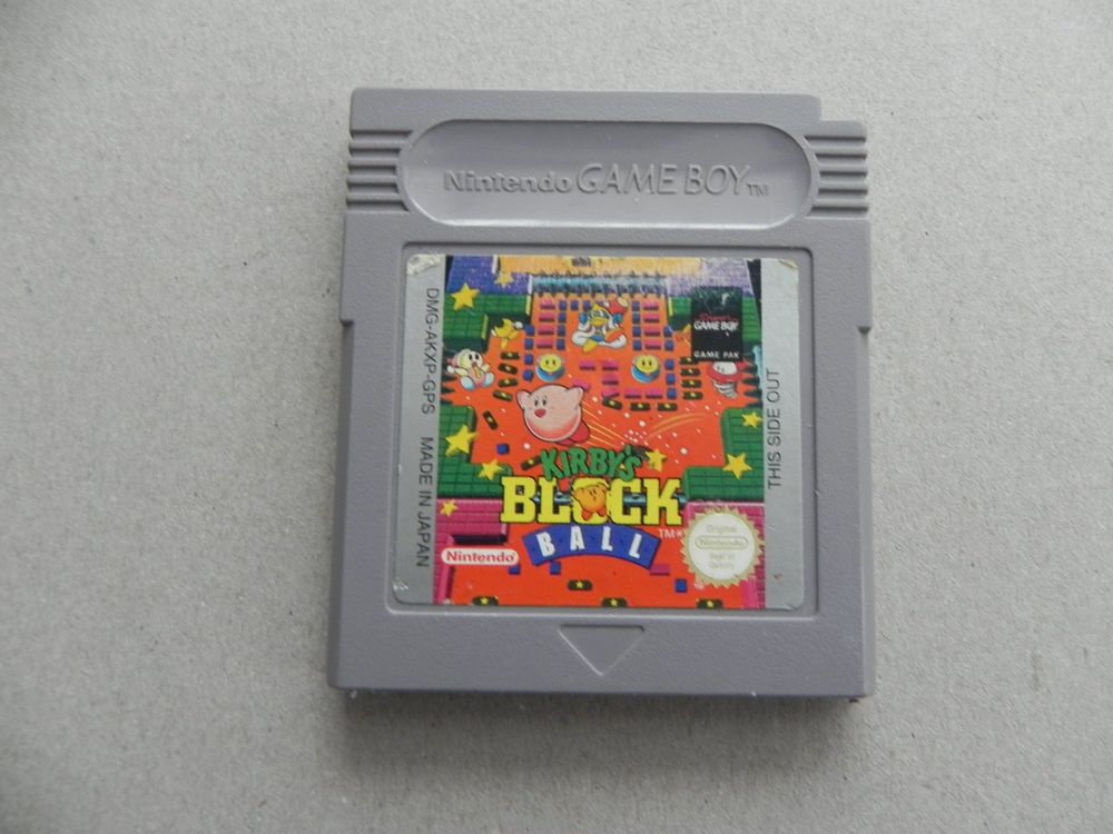 Nintendo Gameboy Game Boy Spiel Kirby `s Block Ball (Gebraucht) in ...