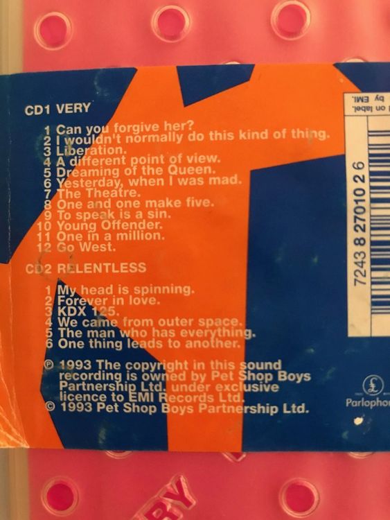 Pet Shop Boys – Very Relentless – 2 CD | Kaufen auf Ricardo