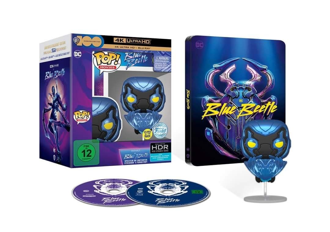 Blu - ray Blue Beetle - Steelbook 4K + Blu ray (Neu und ...