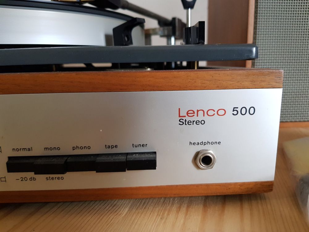 Lenco 500 Stereo Plattenspieler mit Boxen 1960/70er (Gebraucht) in ...