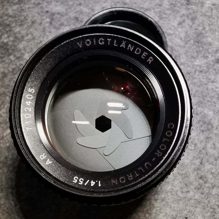 Voigtländer Color - Ultron 55mm 1:1.4 Rollei QBM Anschluss | Kaufen auf ...