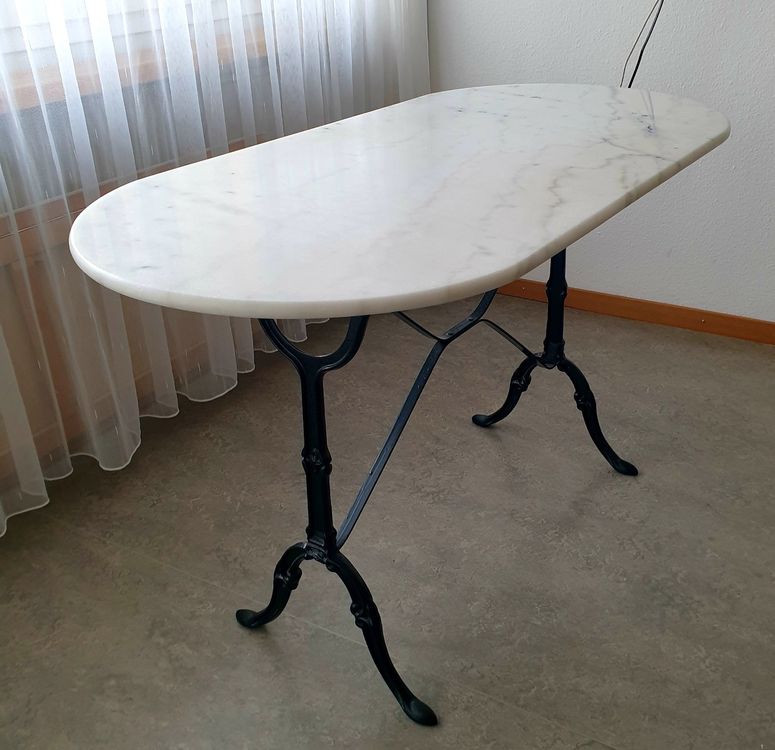 Tisch Marmor Bistro oval - top Zustand (Gebraucht) in Thun für CHF 98 ...
