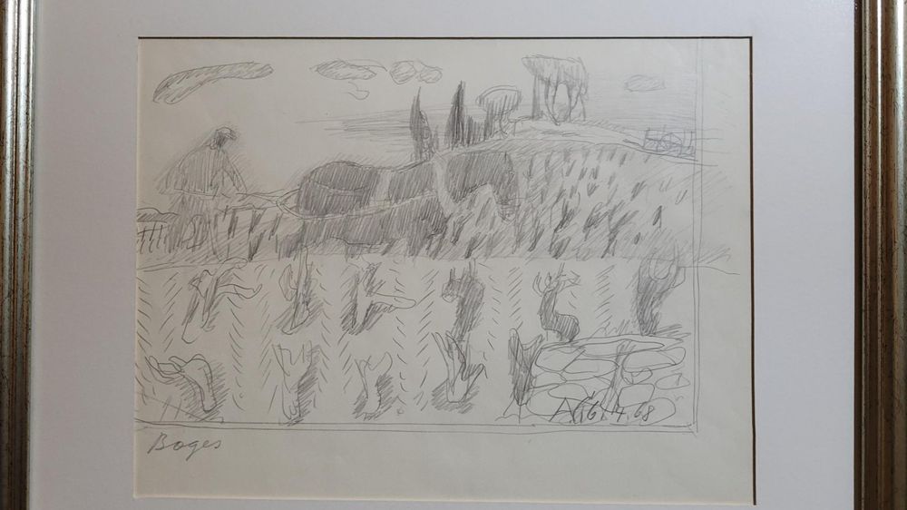 CARIGIET A., "Boges", Original-Bild / UNIKAT *** (Gebraucht) in Luzern für CHF 1899 – nur ...