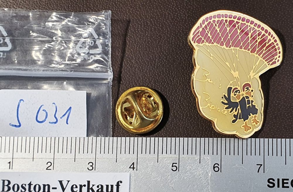 S031 - Pin Paragleitschirm Beni's Biplace Raben Vögel (Gebraucht) in ...