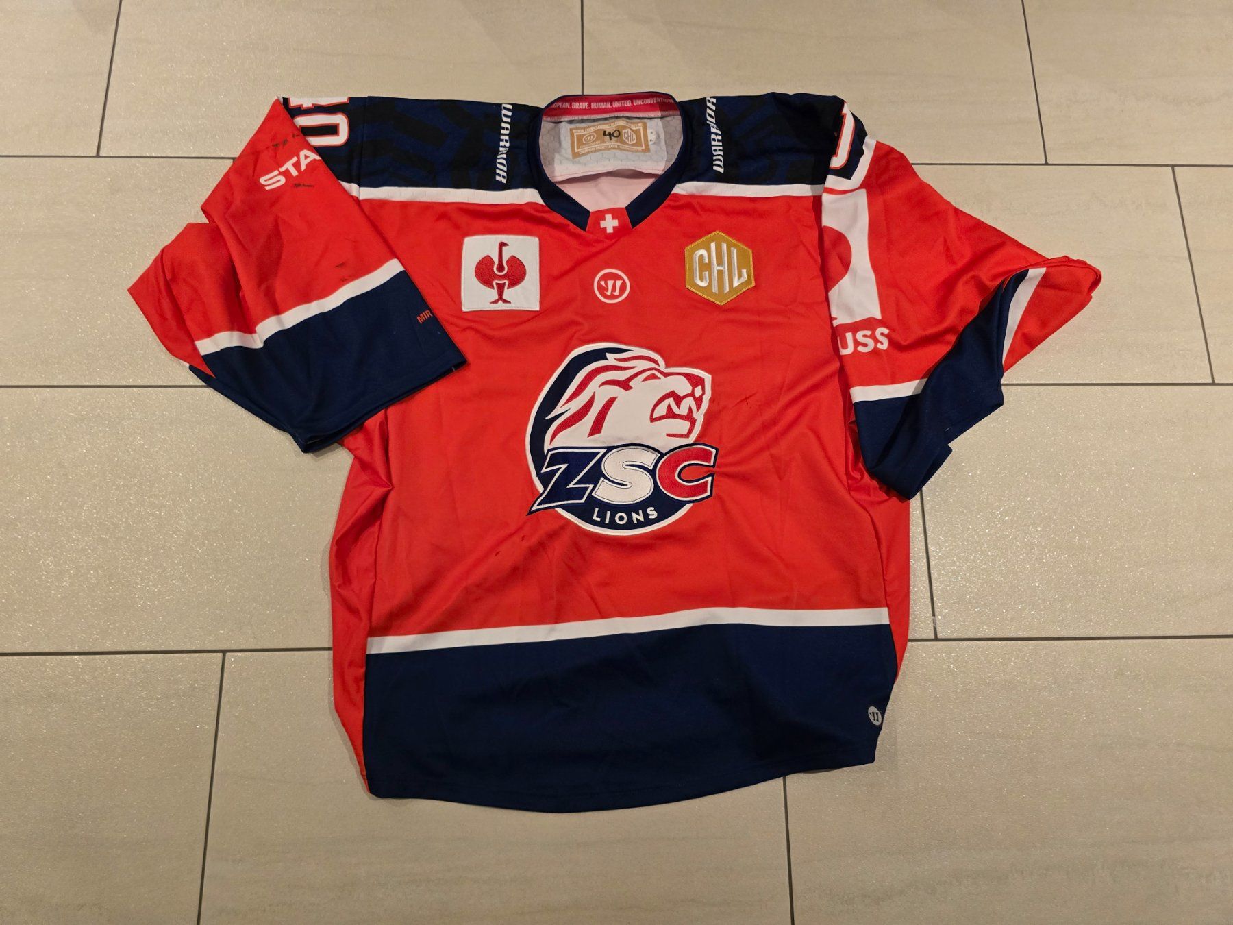 ZSC Lions Originaltrikot CHL #40 Zumbühl (Gebraucht) in Rümlang für CHF ...