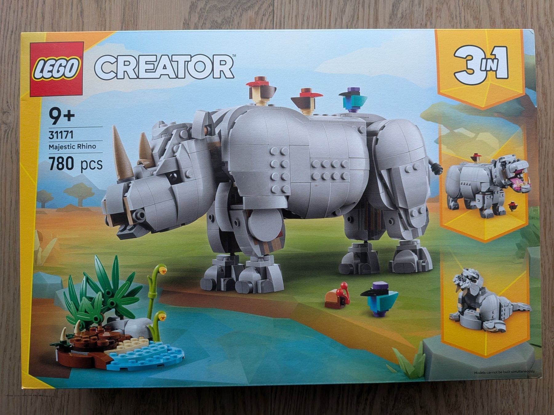 Lego Creator 31171 Prächtiges Nashorn mit Vögeln [neu&OVP] (Neu und ...
