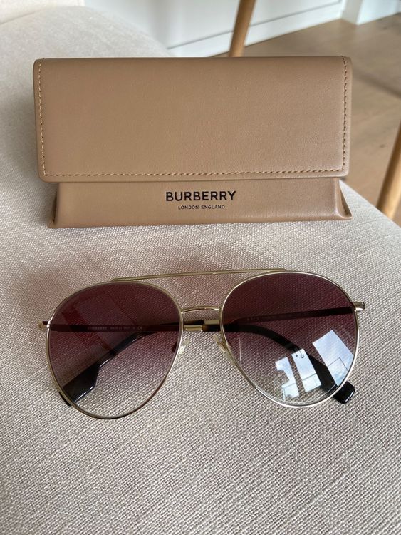 Burberry Sonnenbrille gold elegant neu gem. Beschreibung (Neu (gemäss Beschreibung)) in Zollikon ...