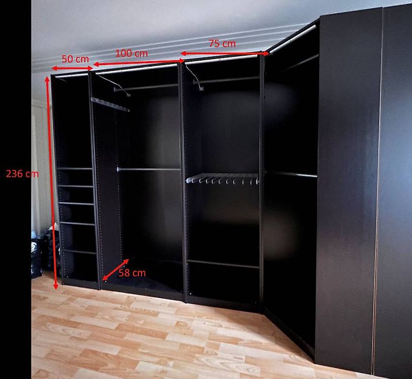 IKEA PAX Kleiderschrank-System (ohne Türen) (Gebraucht) in Olten für ...