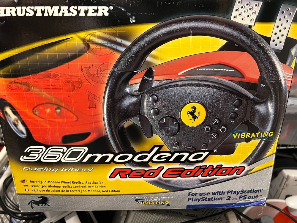 Thrustmaster 360 Modena Red Edition PS2 (Gebraucht) in Grüningen für ...