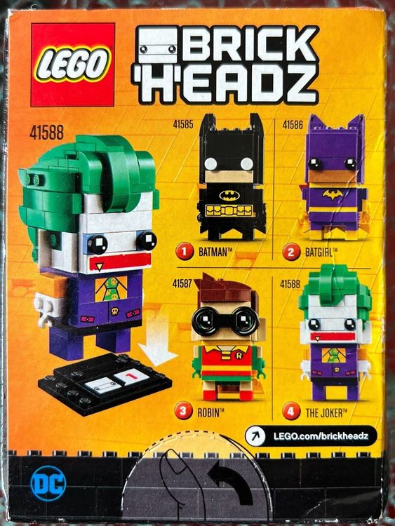 LEGO Pieces Set Brick Headz The LEGO Batman Movie 41588 Jok (Neu und ...