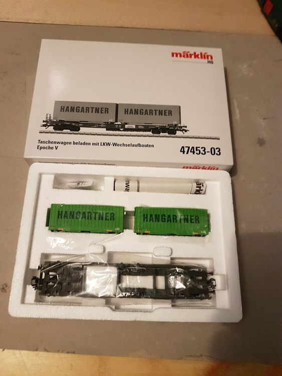 Märklin Containerwagen 47453-03 " Hangartner" | Kaufen auf Ricardo