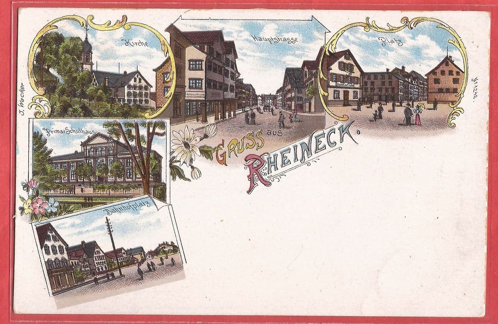 Gruss aus Rheineck - Litho ca. 1900 (Gebraucht) in Fislisbach für CHF 22 – mit Lieferung auf ...