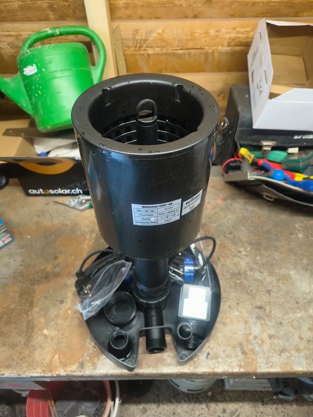 Wiltec Skimmer CSP-40 Teichpumpe - Top Zustand für Garten... (Neu ...