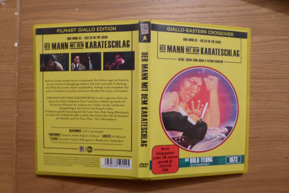 DVD Asia Giallo Der Mann mit dem Karateschlag Bolo Yeung (Gebraucht) in ...