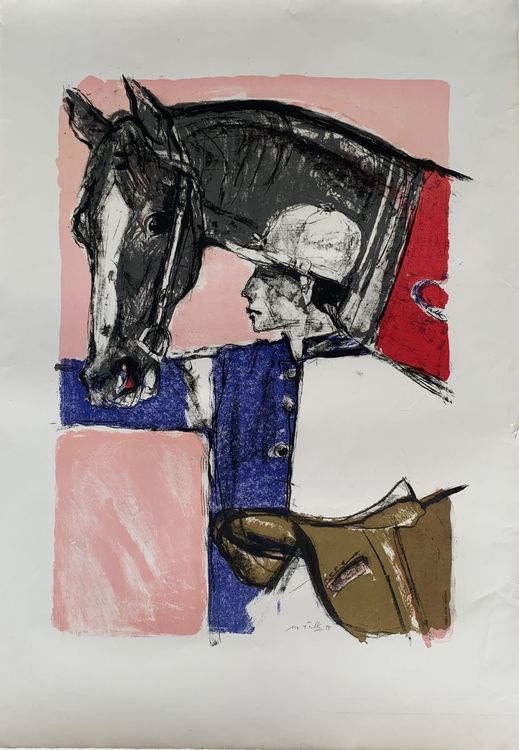 Hans Albert FALK (1918-2002)Großes Lithographie Handsignier (Gebraucht ...