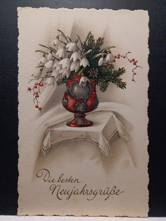 6242, Neujahrsgrüsse, Stempel Wyssachen BE, 30.XII.1921 (Gebraucht) in ...