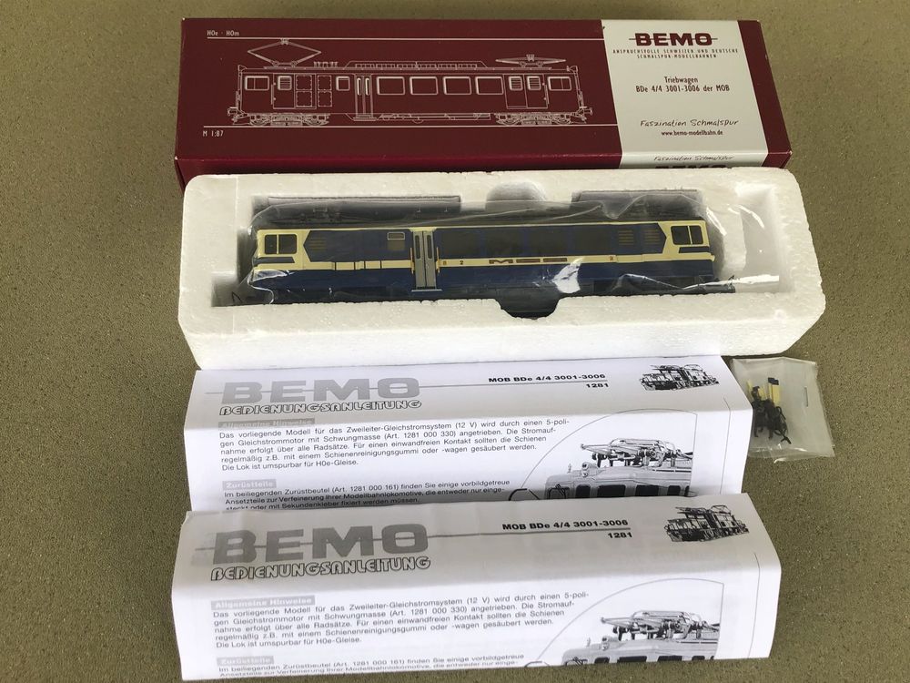 BEMO 1281 324 MOB BDe 4/4 3004 analog (Gebraucht) in Echandens für CHF ...