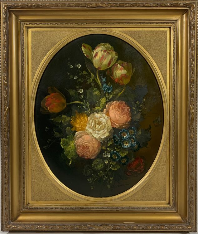 Antikes Stillleben Gemälde mit Blumen unleserlich Signiert (Gebraucht) in Root für CHF 515 – mit ...