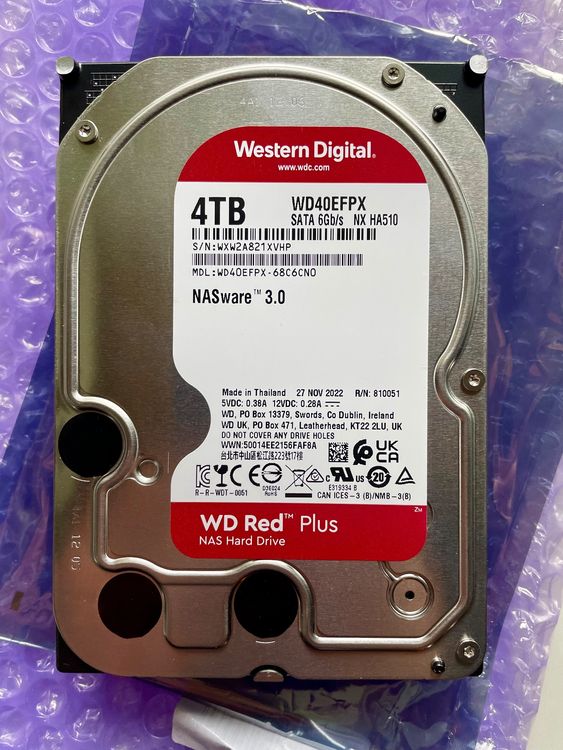 WD Red Plus NAS, 4.0TB (WD40EFPX) | Kaufen auf Ricardo