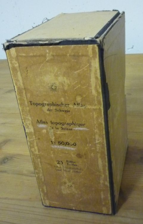 Topographischer Atlas der Schweiz, 23 Landeskarten (Gebraucht) in ...