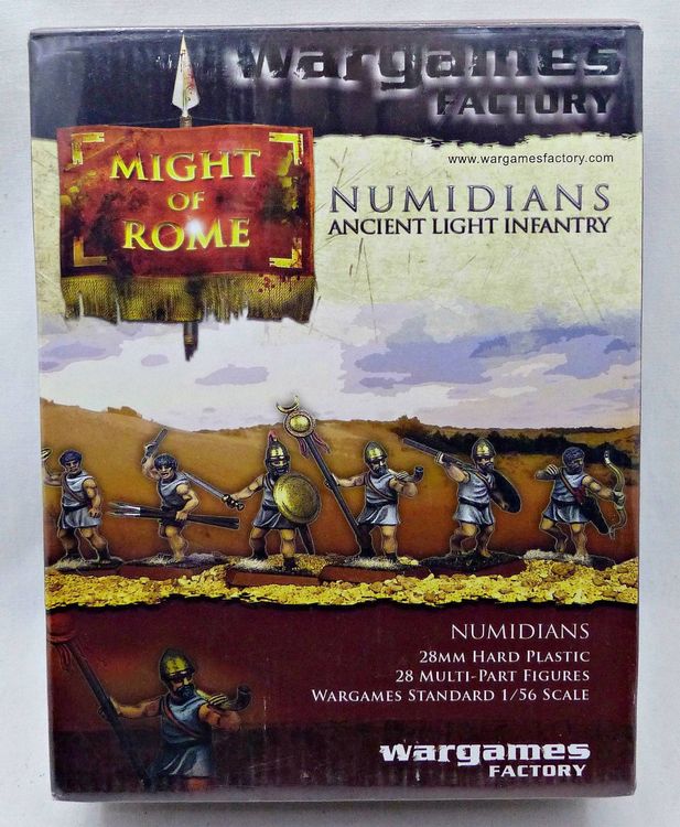 WARGAMES FACTORY NUMIDIANS ANCIENT LIGHT INFANTRY MIGHT ROME (Neu und ...