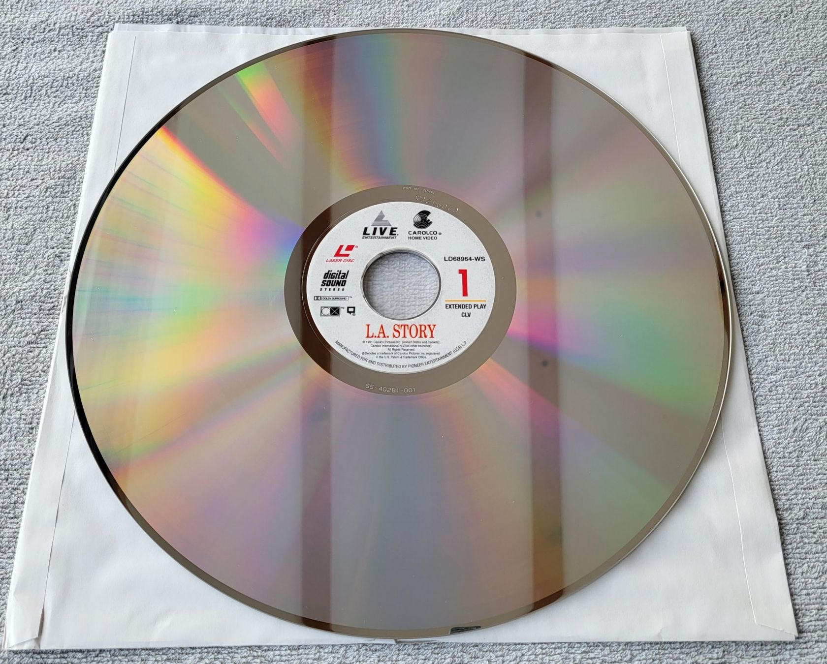 L.A. Story (1991) [LD 68964-WS] LASERDISC CC (Gebraucht) in Sonvilier ...