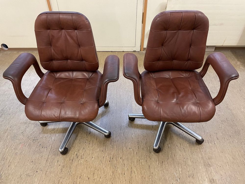 Bürostühle aus Leder (Gebraucht) in Glarus für CHF 300 – nur Abholung ...