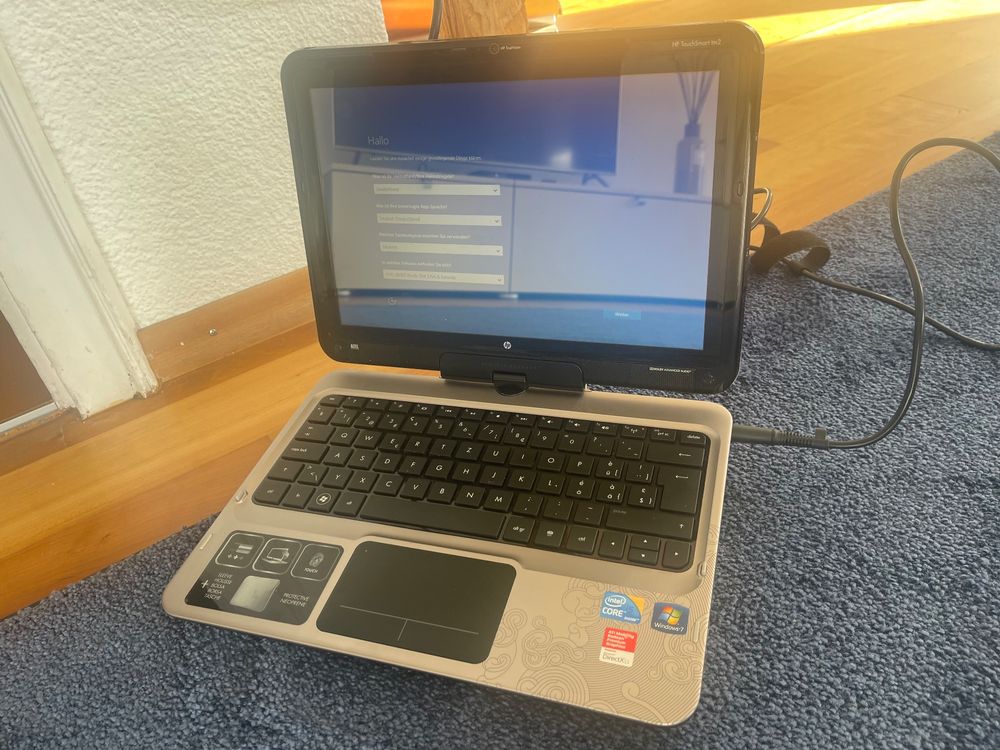 HP TouchSmart Laptop Tablet tm2 / 2in1 Hülle Ladekabel (Gebraucht) in ...
