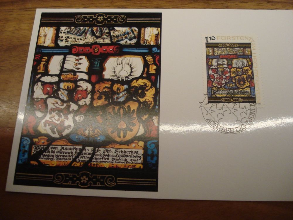 Liechtenstein Satz Maximumkarten Wappenscheiben, 1979 | Kaufen auf Ricardo