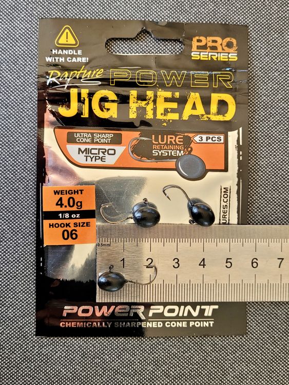 Rapture Power Jig Head Micro Haken 4gr / Hook 06 (Neu und ...