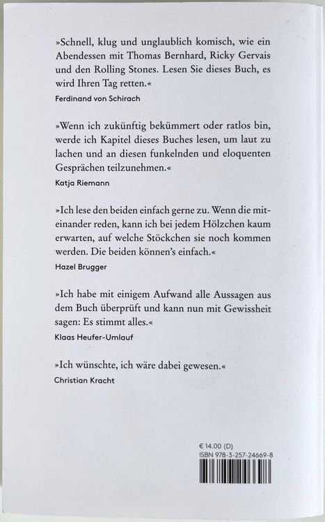 Alle sind so ernst geworden – Martin Suter/von Stuckrad –Top (Neu ...