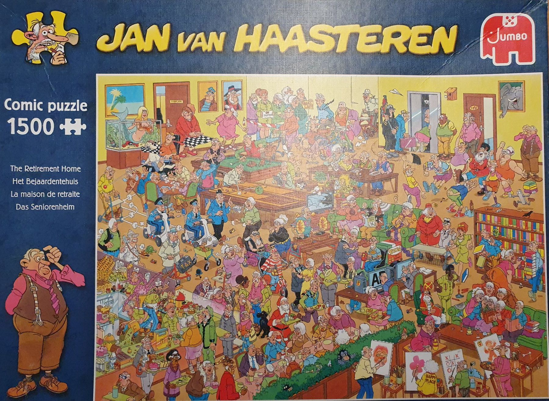 Jan van Haasteren ★ Das Seniorenheim ★ 1500 Teile Puzzle (Gebraucht) in ...