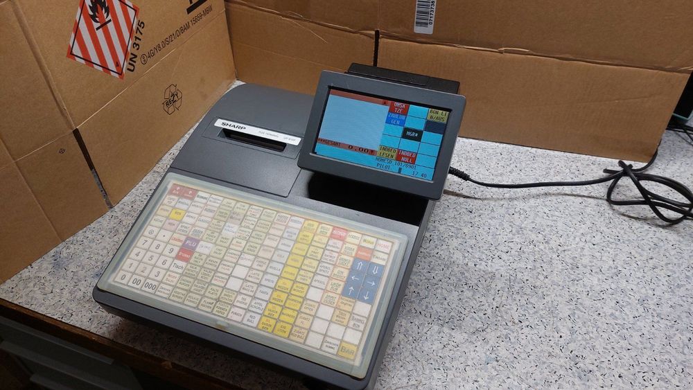 Kasse Restaurant Sharp UP-810F POS Terminal Registrierkasse (Gebraucht ...