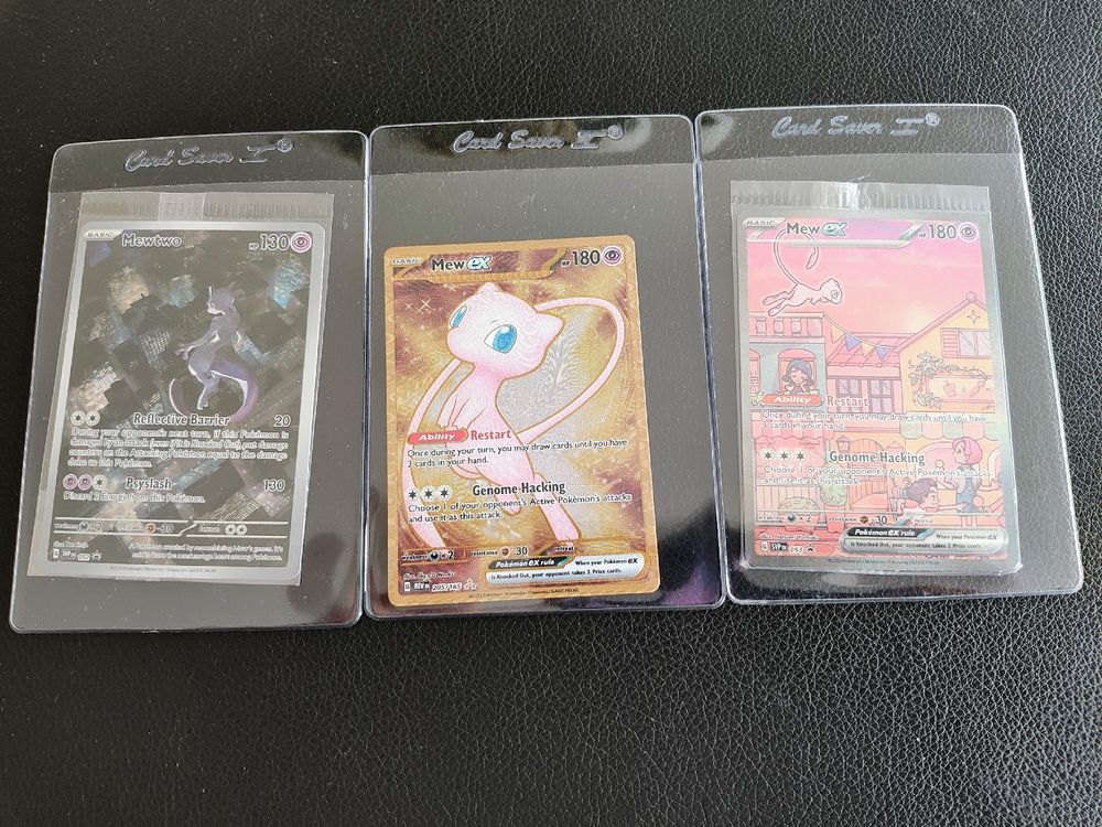 Pokemon 151 : promo UPC - Mewtwo + 2x Mew EX (EN) (Neu und ...