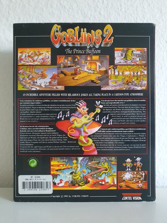 PC Game Gobliins 2 Big Box (1992) Big Box (Gebraucht) in Greifensee für ...
