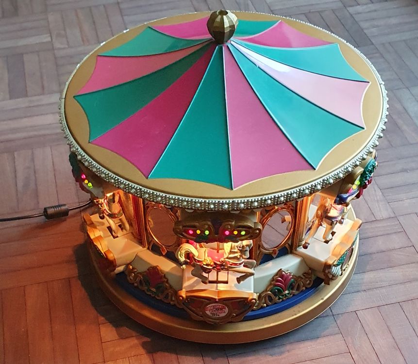 Weihnachtskarussell mit Musik, beleuchtet, Nostalgie (Gebraucht) in ...