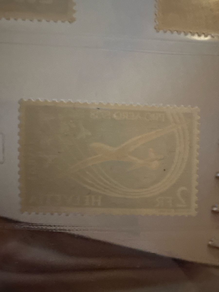 Error Timbre rare Suisse Pro Aero 1938, 2 FR - Offre unique! (D ...
