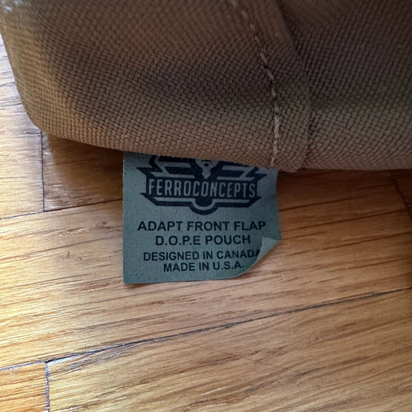 Ferro Concepts DOPE front flap coyote brown (Gebraucht) in Collex für ...