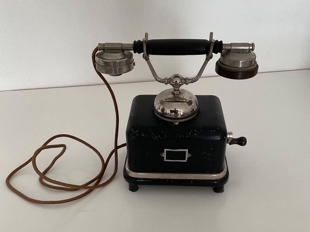 Antikes Telefon mit Kurbel | Kaufen auf Ricardo