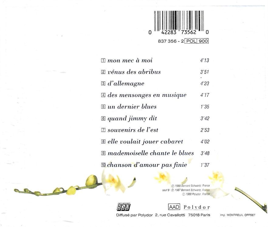 Patricia Kaas 2 CD's - Mademoiselle chante... & Scène de vie | Kaufen ...