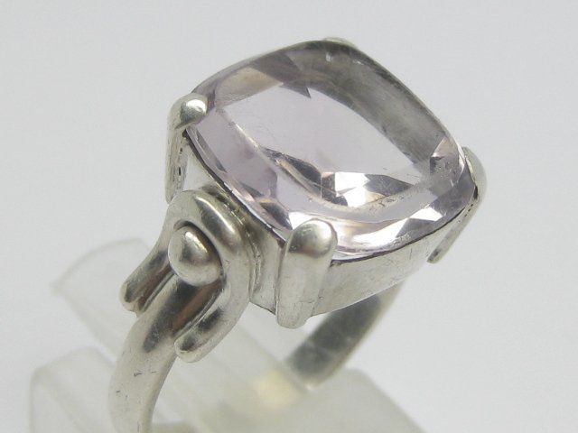 Antik Ring Silber 835 Amethyst Gr. 55 / 5.83 g | Kaufen auf Ricardo