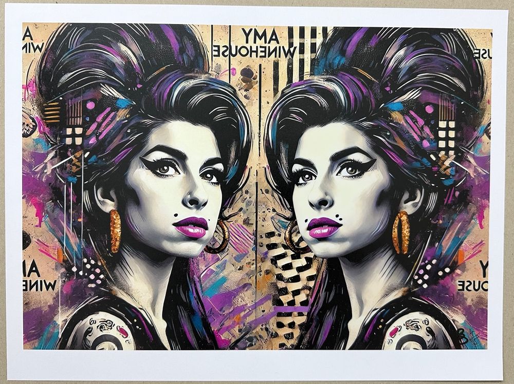 Bit Dancer: Amy Winehouse, POP Art, signiert 4/5 (Neu (gemäss ...